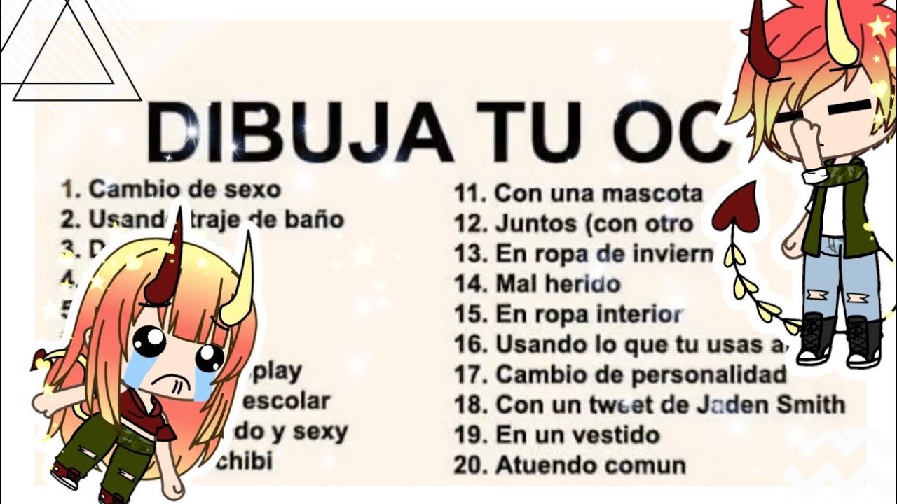 Reto Dibuja Tu Oc°• 《isa~gacha》 Youtube