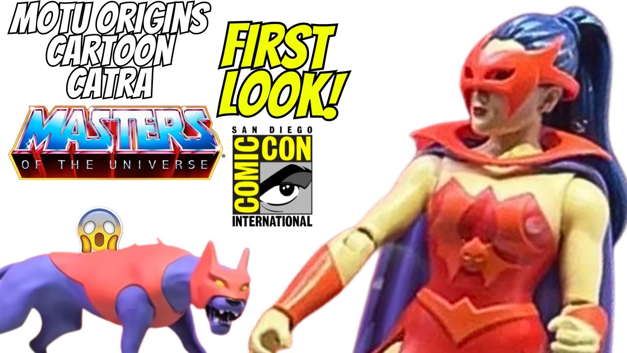 Masters Of The Universe Origins Cartoon Catra First Look SDCC 2024 ...