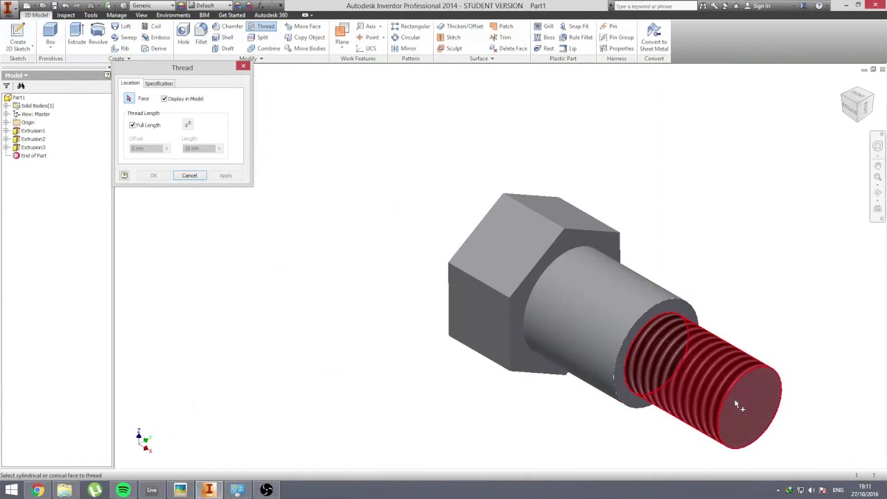 Part 5 | Inventor " Assignment 3 " SO 2016/2017 - YouTube