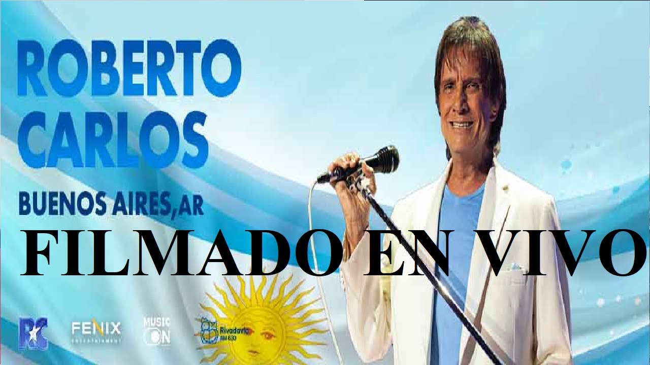 ROBERTO CARLOS FILMADO EN VIVO EN MOVISTAR ARENA, BUENOS AIRES ...