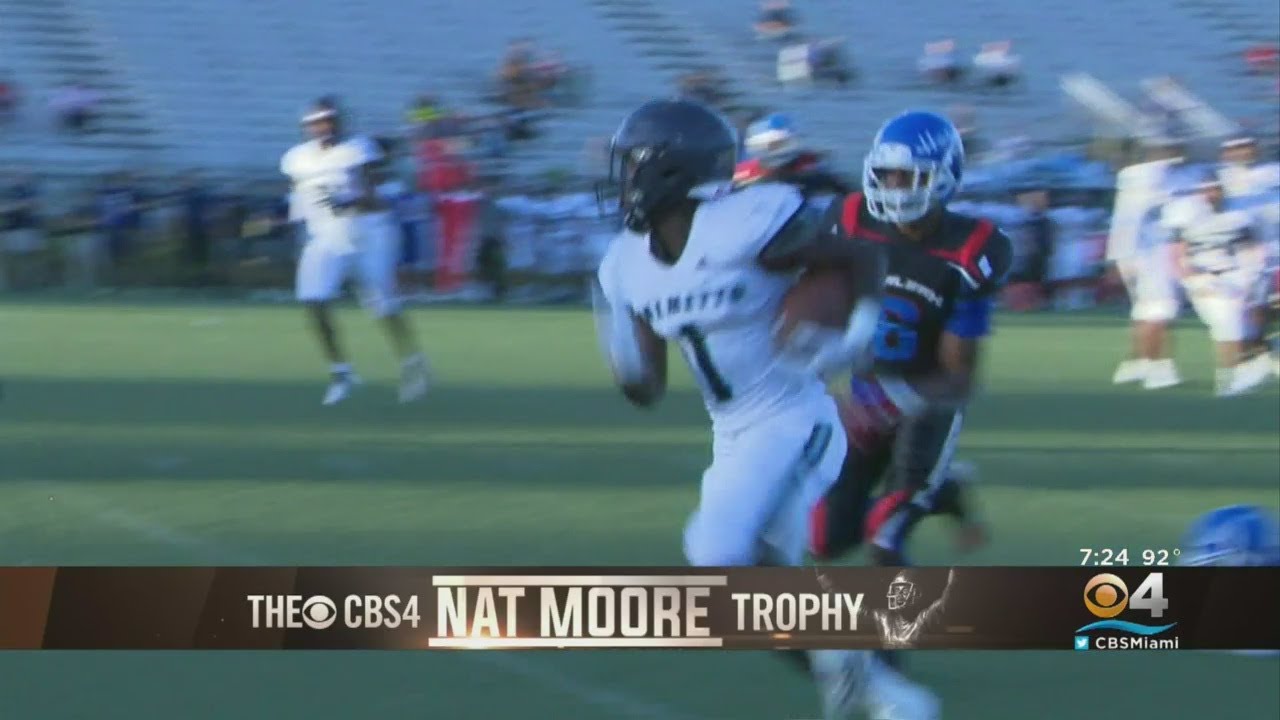 First-Ever Nat Moore Trophy In Play For High School Football Players To ...
