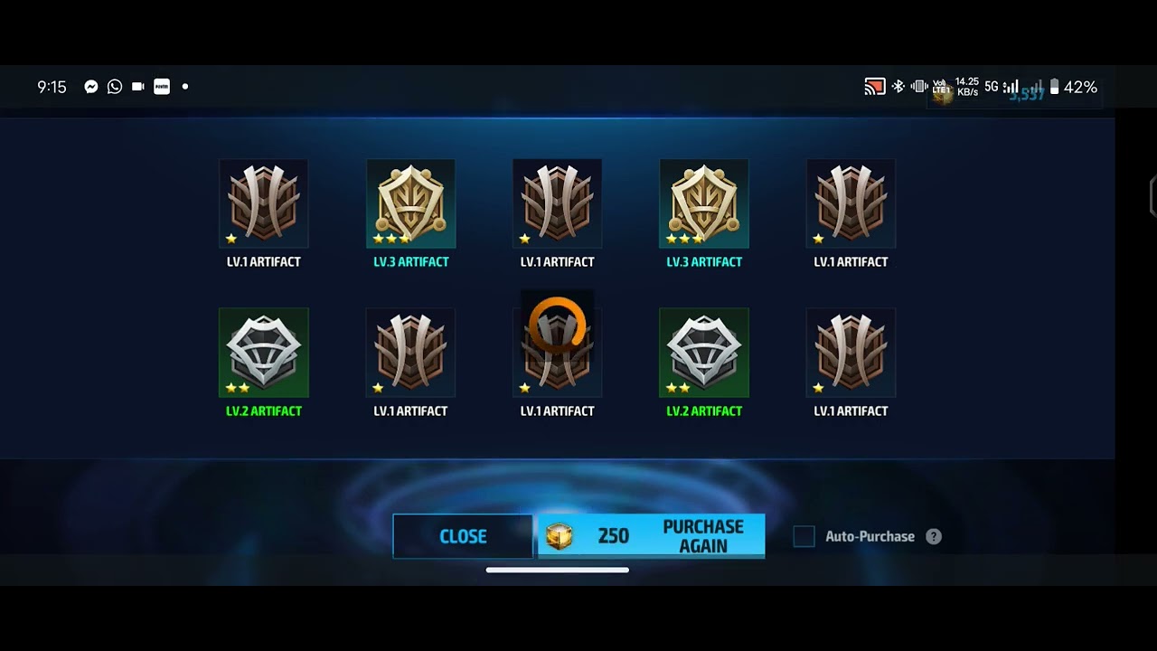 Opening Artifact chest using celestial essence - YouTube