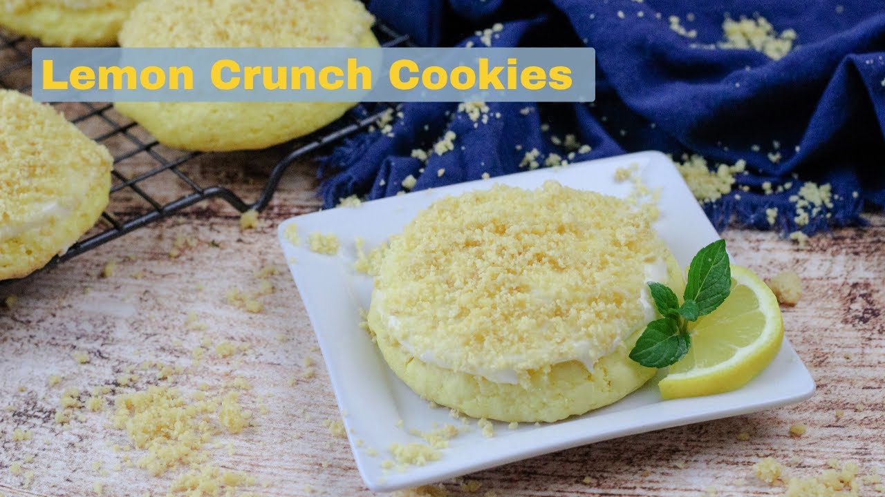 Lemon Crunch Cookies - YouTube