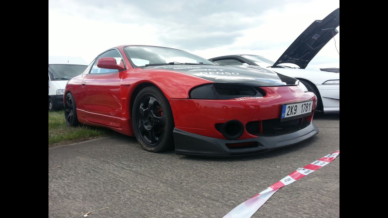 Mitsubishi eclipse 4g63 N/A all motor 1/4 mile - YouTube