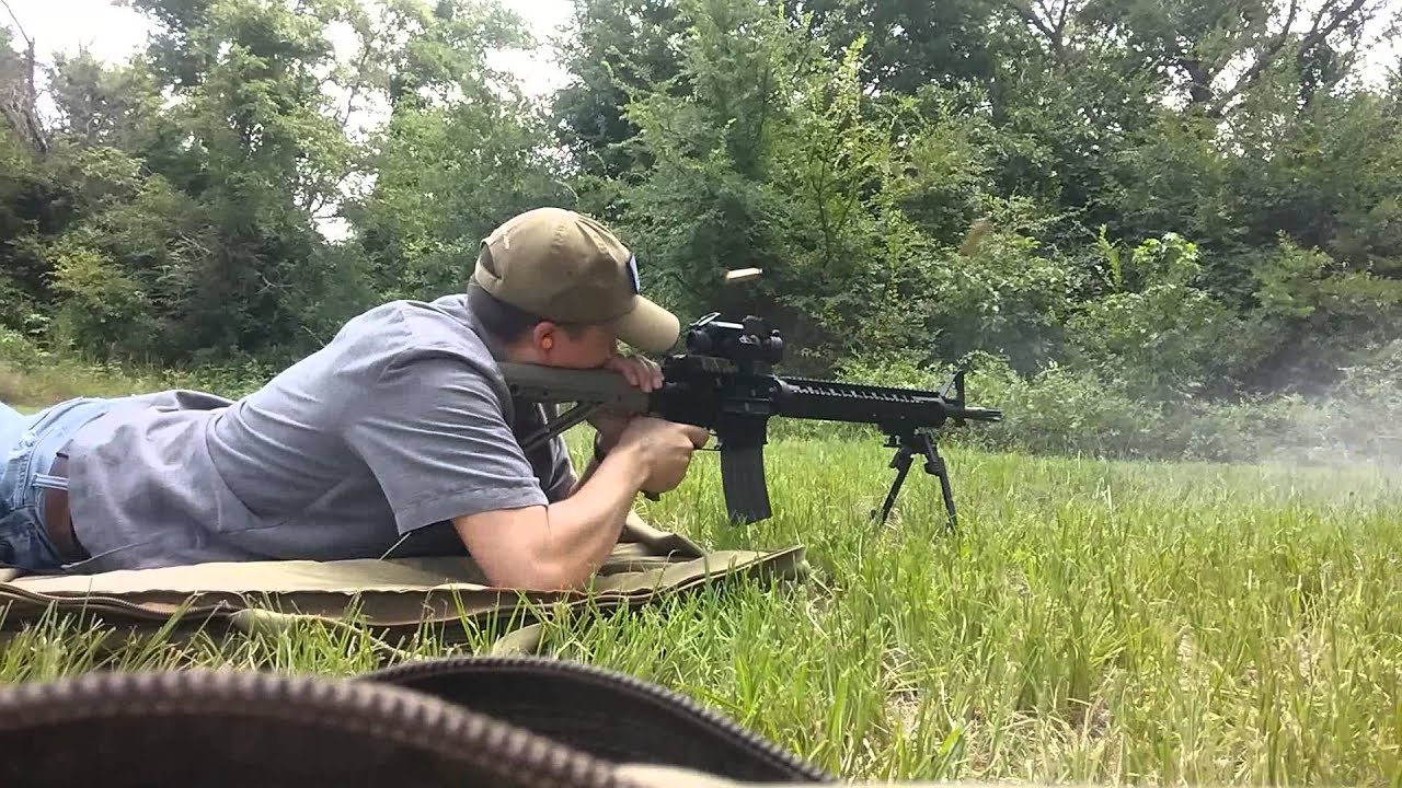 Homemade bump stock - YouTube