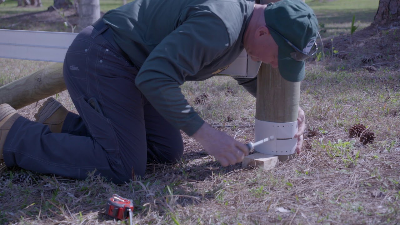 Fence Armor Round Installation | Fence Armor - YouTube