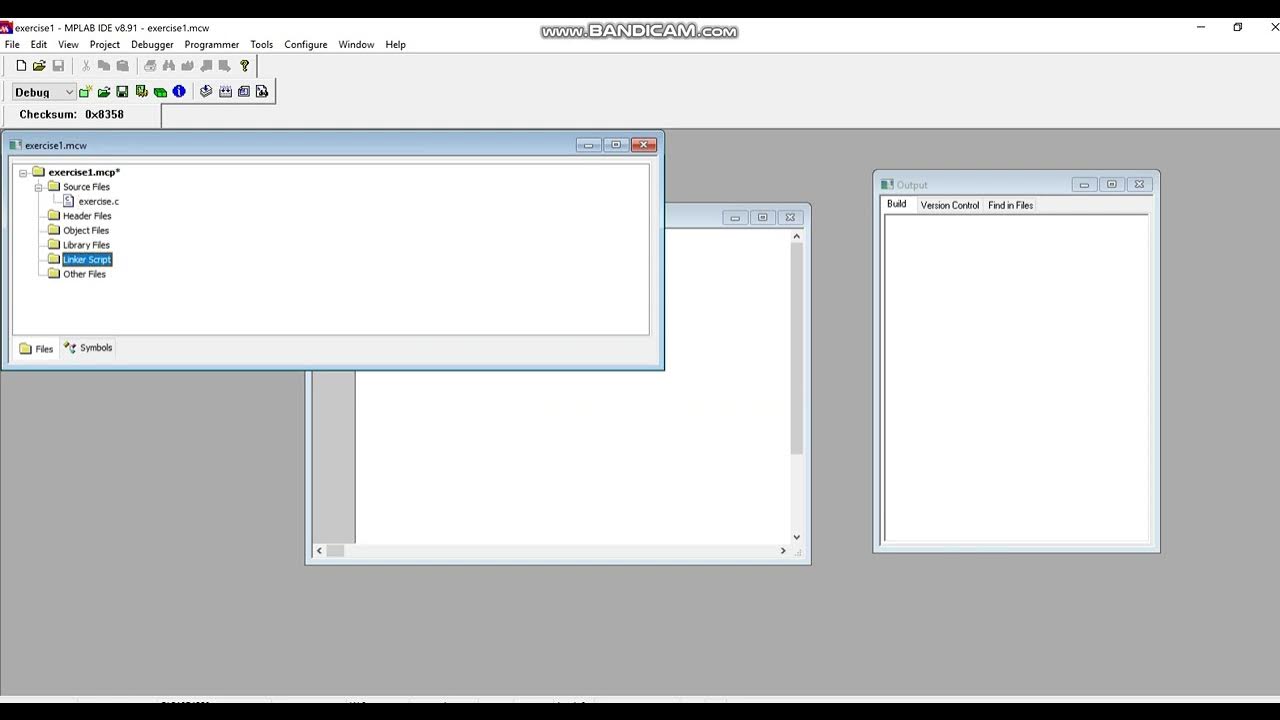 How to create first project in C on MPLAB software for PIC18F4550? - YouTube