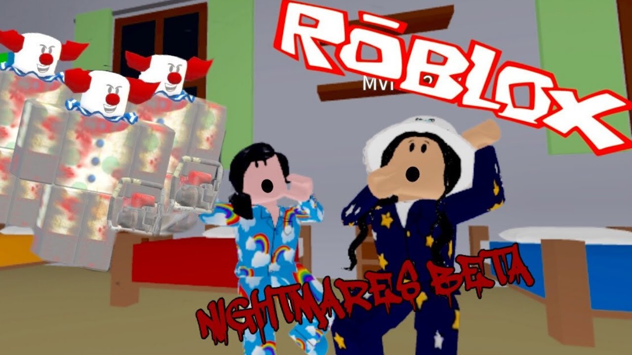 Jogando com a minha irmã! - (NIGHTMARES BETA) ROBLOX - YouTube
