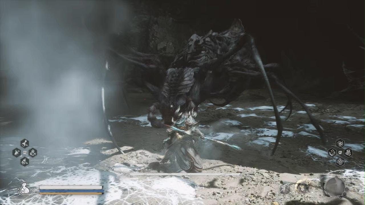 Black Myth: Wukong Violet Spider Boss Fight - YouTube