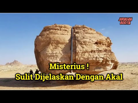 Ilmuan Bingung Ada Batu Dari Zaman Kuno Yang Terbelah Menjadi Dua Garis Lurus