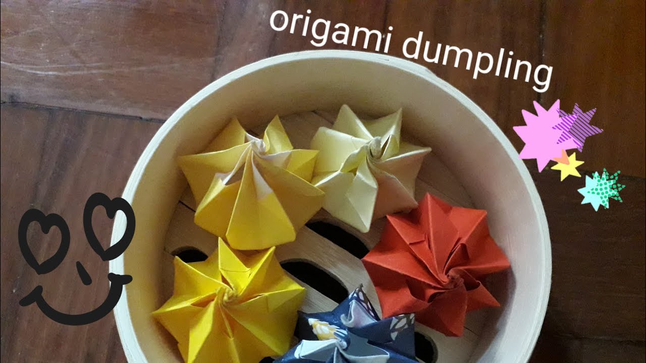 Origami Dumpling🥟 - YouTube