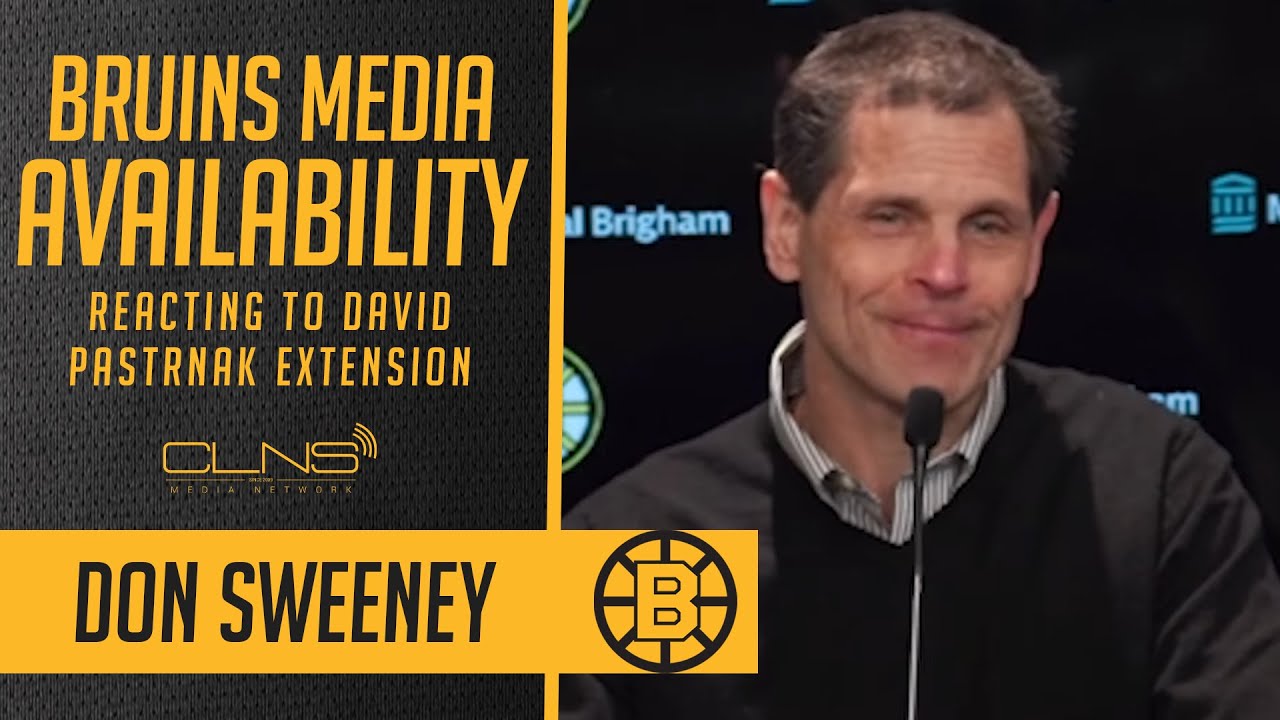 Don Sweeney REACTS to David Pastrnak EXTENSION, Tyler Bertuzzi TRADE ...