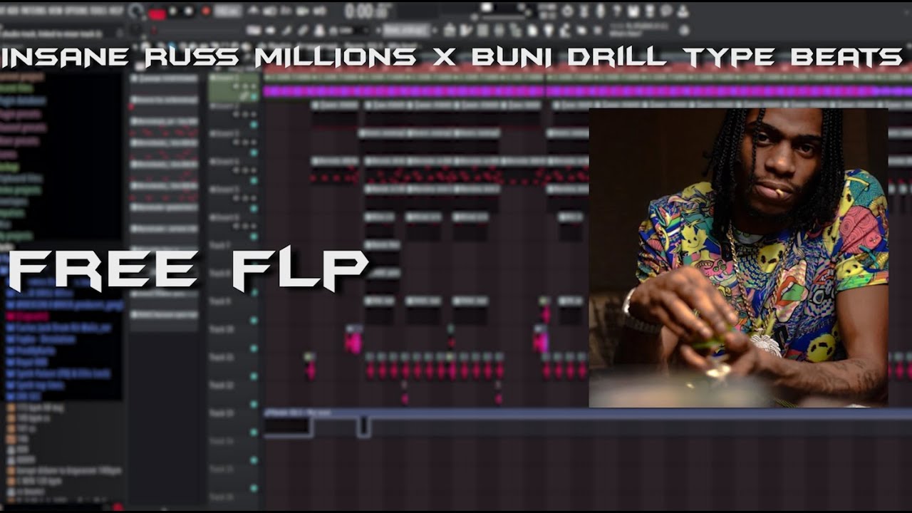 [FREE FLP] INSANE RUSS MILLIONS x BUNI Drill type beats - FL Studio 21 ...