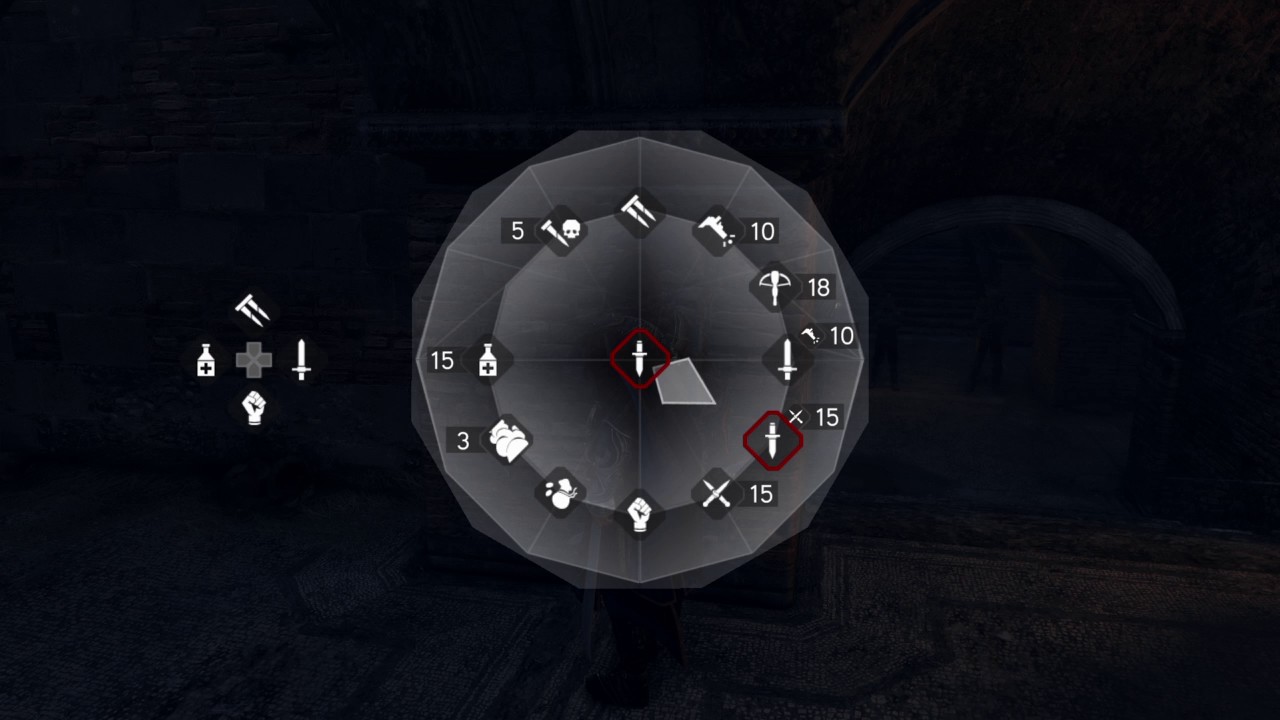 Assassins Creed Revelations Weapons Wheel