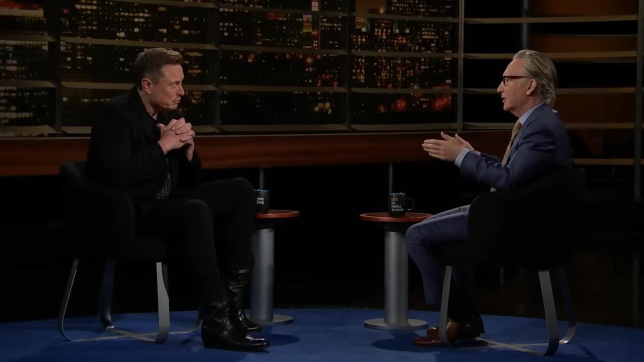 [EDITED] Elon Musk and Bill Maher Interview - YouTube