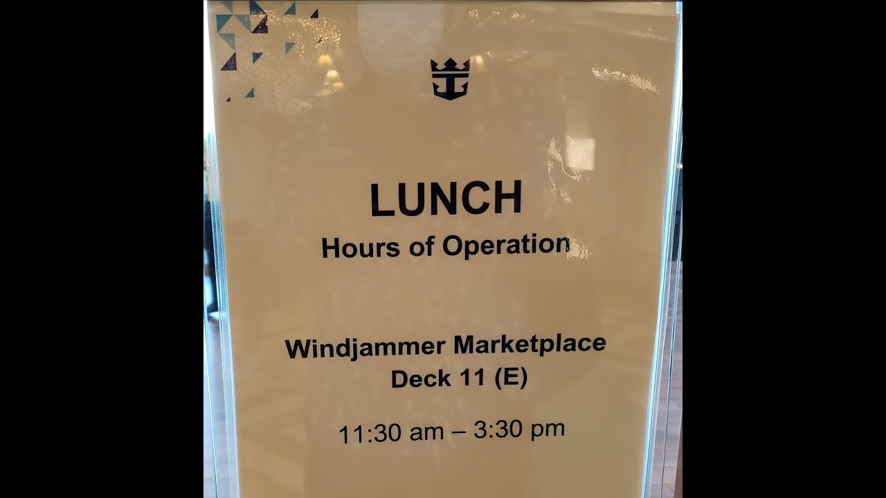 Independence of The Sea - Boarding Day Windjammer Lunch Buffet ...