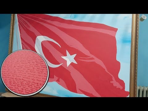 Bu Türk Bayrağında 36 Bin 647 Şehidin İsmi Var