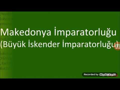 MAKEDONYA İMP (KURULUŞ TAN YIKILIŞA