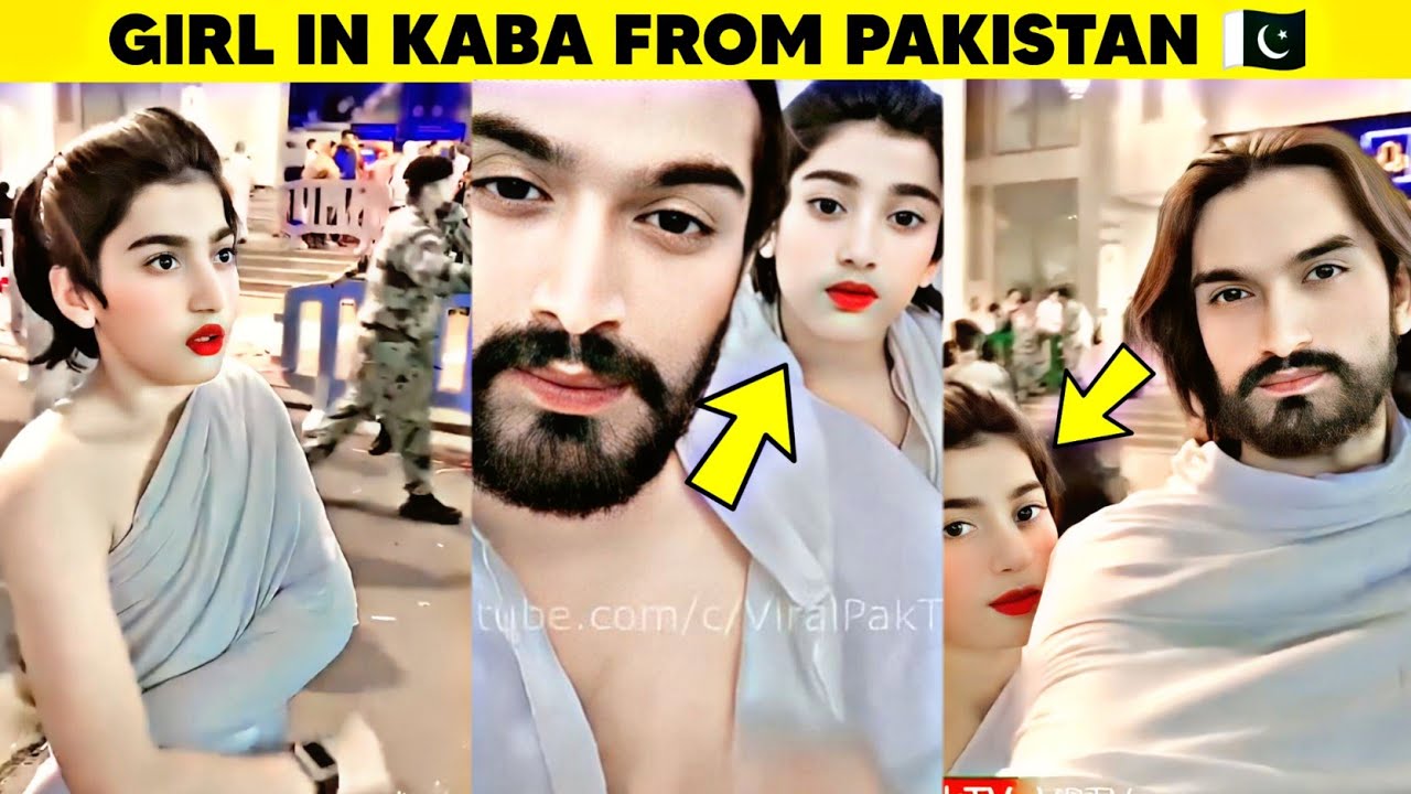 Girl in Kaba From Pakistan goes viral | Today Makkah viral video - YouTube
