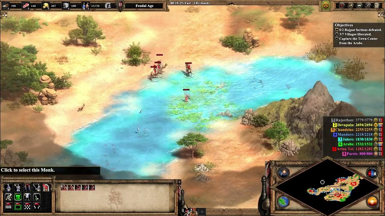 AoE2:DE - Custom Campaign - Mihira Bhoja 1: Desert Riders - YouTube