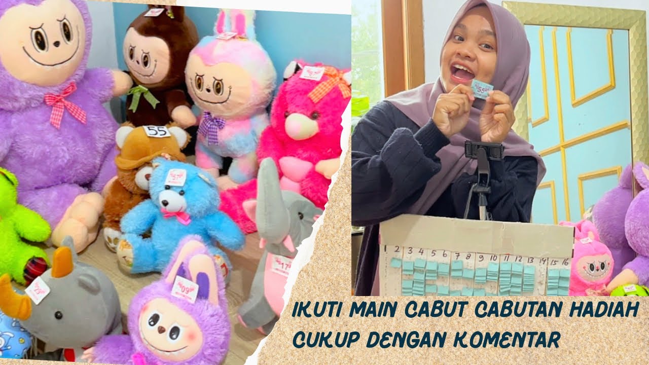 Ikuti Main Cabut Cabutan Hadiah Boneka labubu - YouTube
