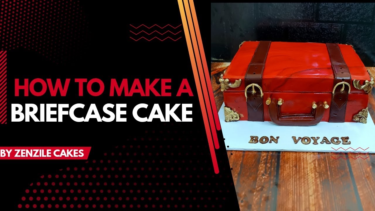HOW TO MAKE A BRIEFCASE 💼 CAKE - YouTube