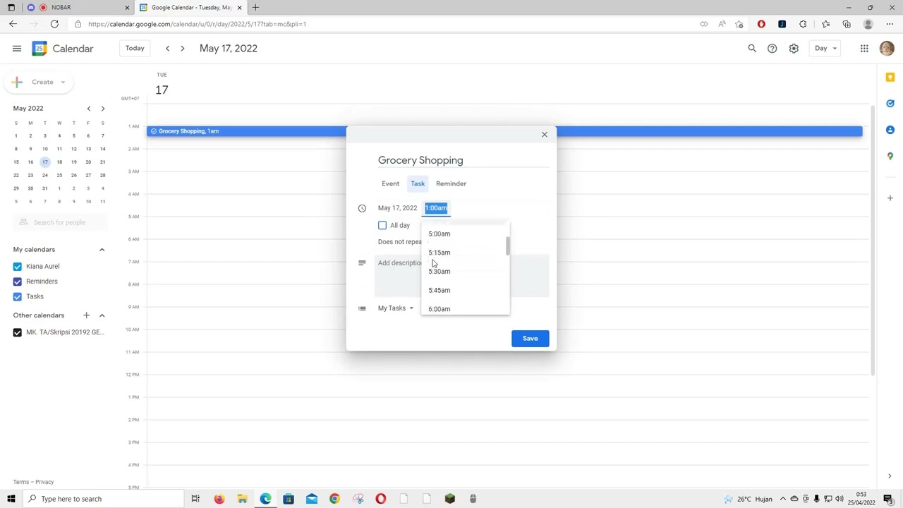 How To Add A Task On Google Calendar YouTube How To Add A Task On Google Calendar YouTube