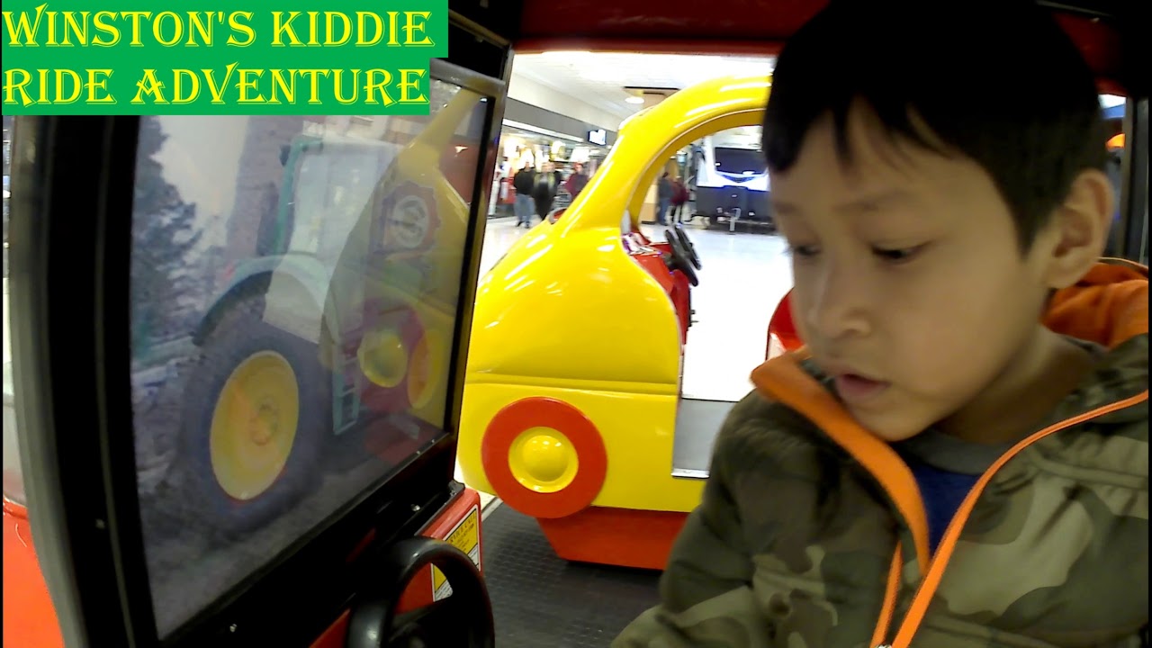 2004 Troy The Tractor Kiddie Ride (video option) - YouTube