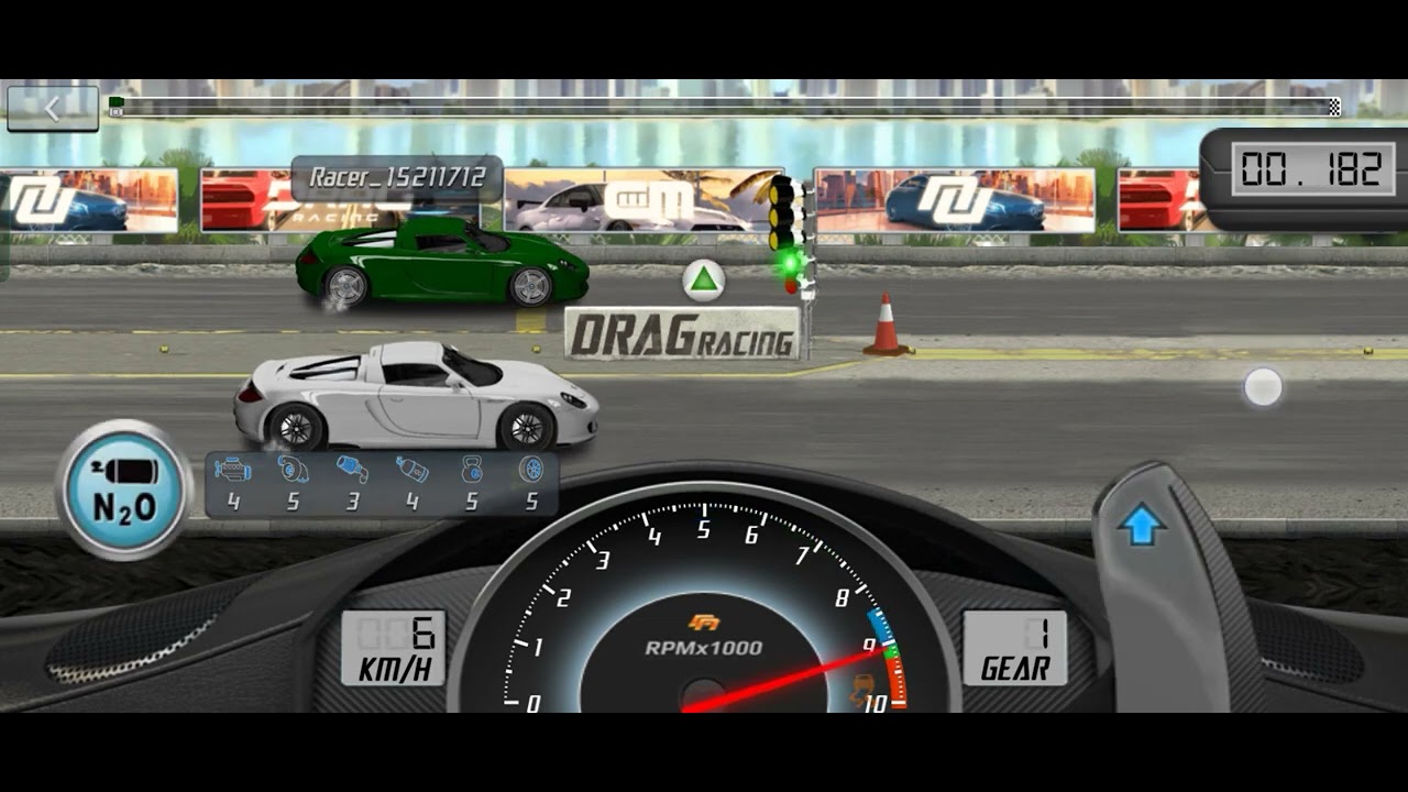 DRAG RACING PORSCHE CARRERA GT LEVEL 6 MULTIPLAYER GAMEPLAY - YouTube