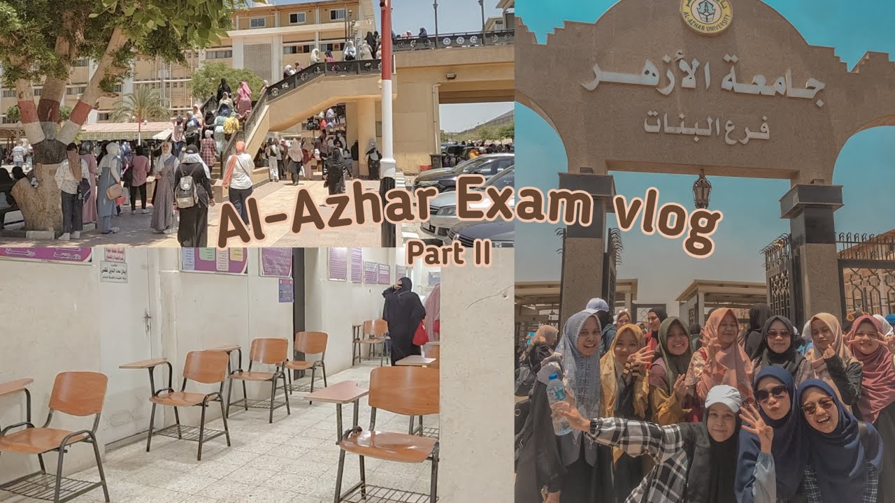 Al-Azhar's Exam vlog part 2 | ujian matkul terakhir di semester 6 | a ...