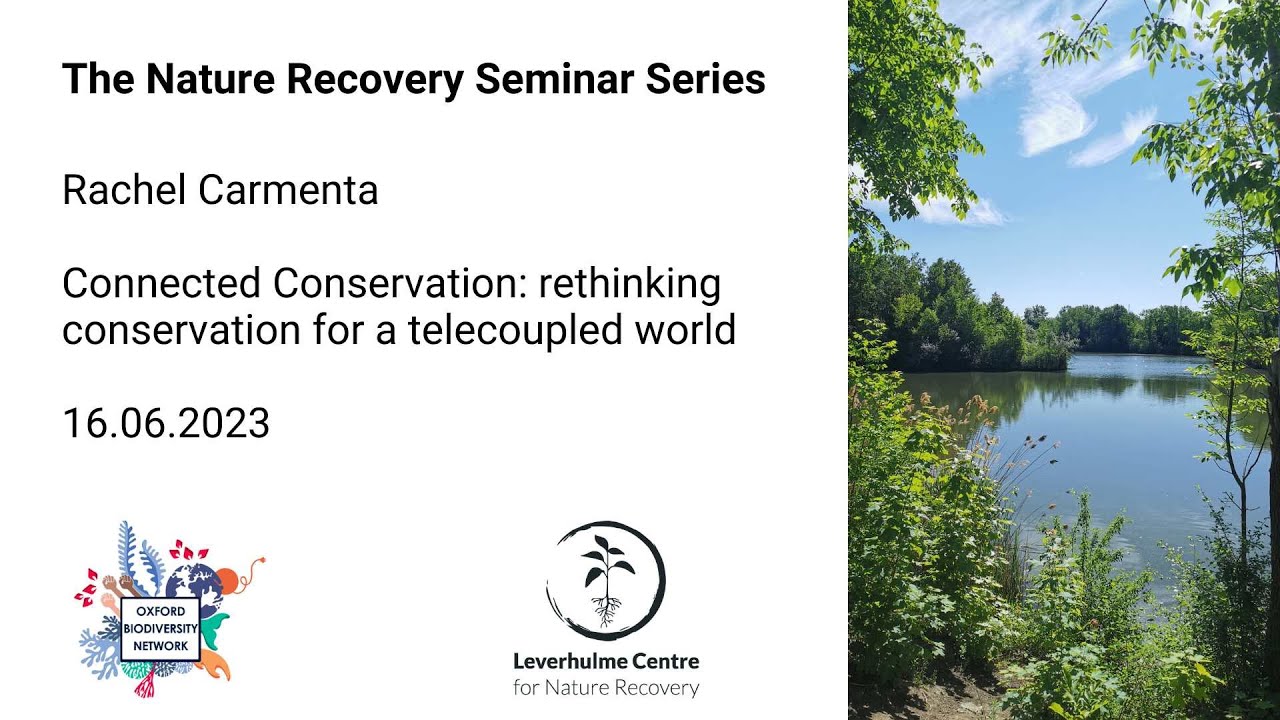Connected Conservation: rethinking conservation for a telecoupled world - Rachel Carmenta - YouTube