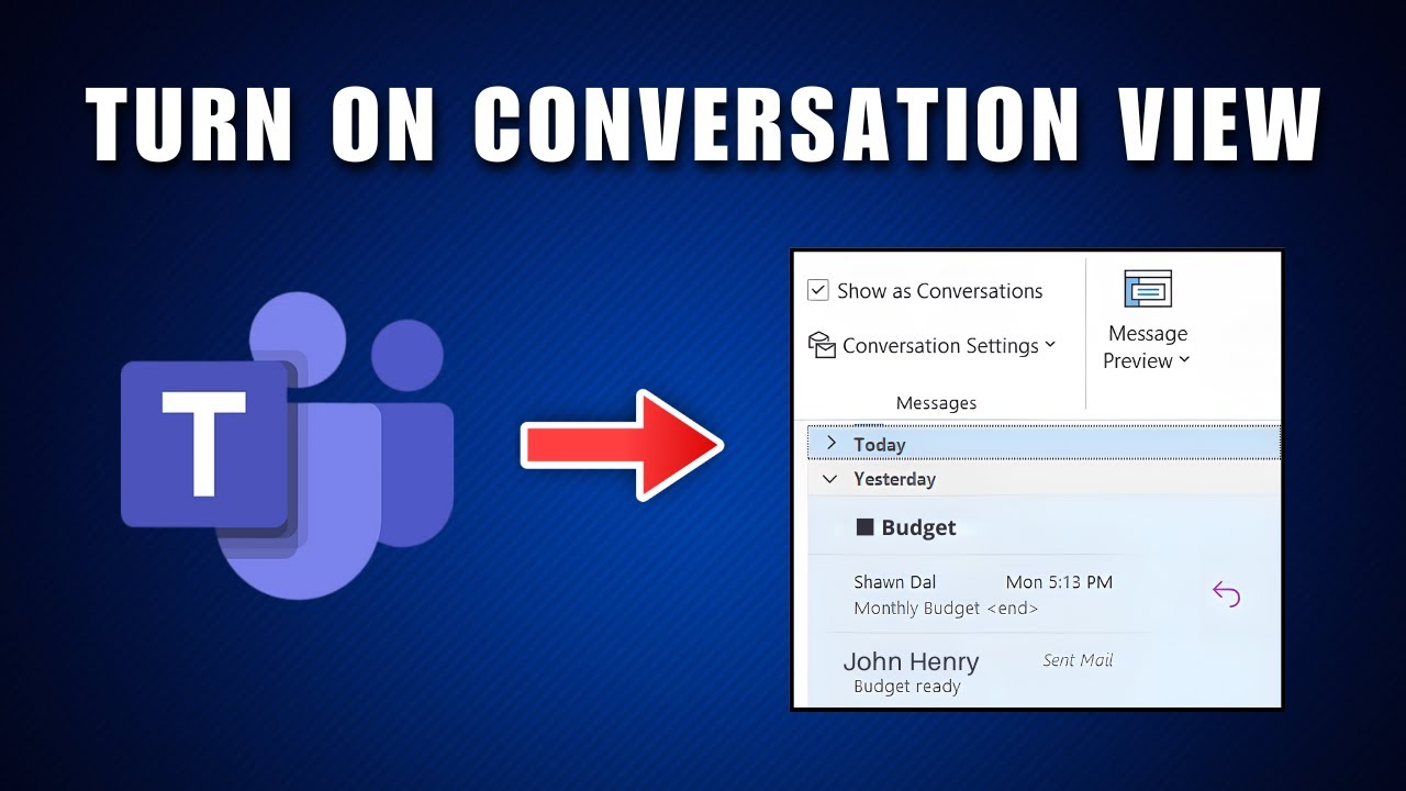 How To Use Conversation View In Outlook 2026 - YouTube