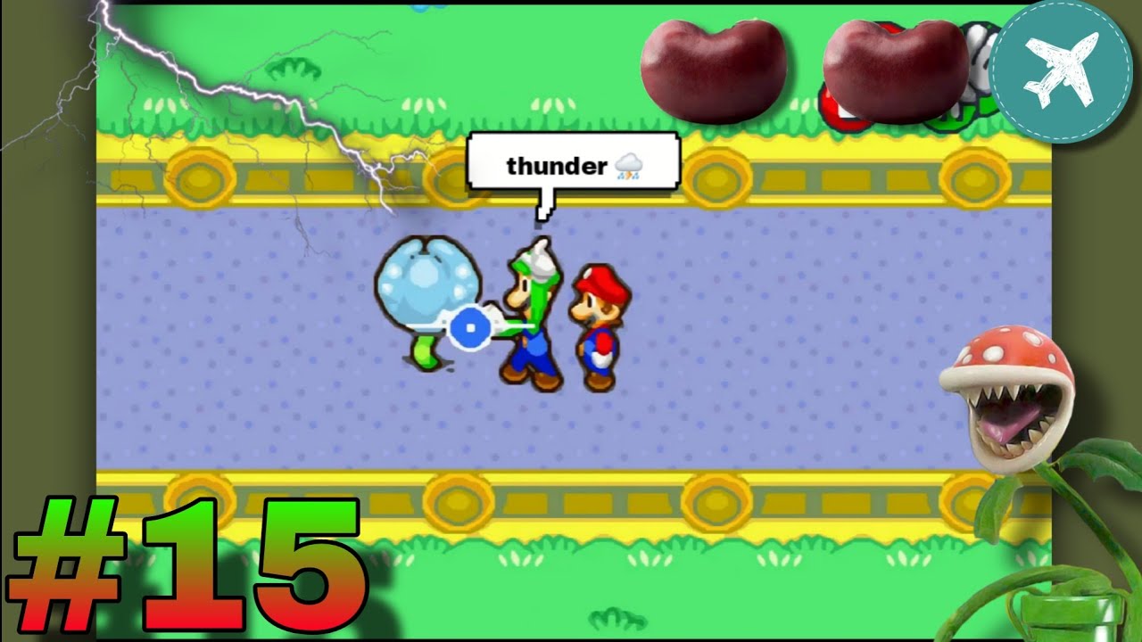 #15 Mario & Luigi Superstar Saga Plus 1.5 Difficulty Bean Bean Airport ...