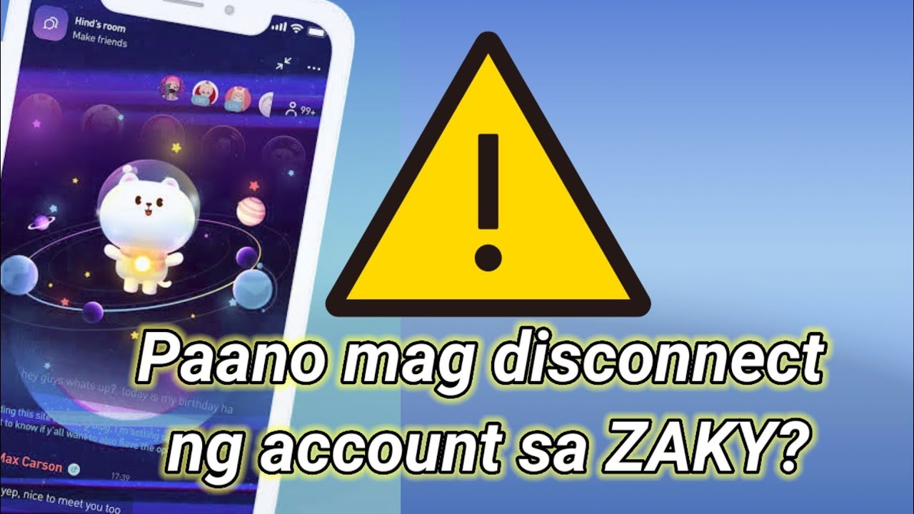 Paano mag disconnect Ng account Sa Zaky#zaky#zakynthos - YouTube