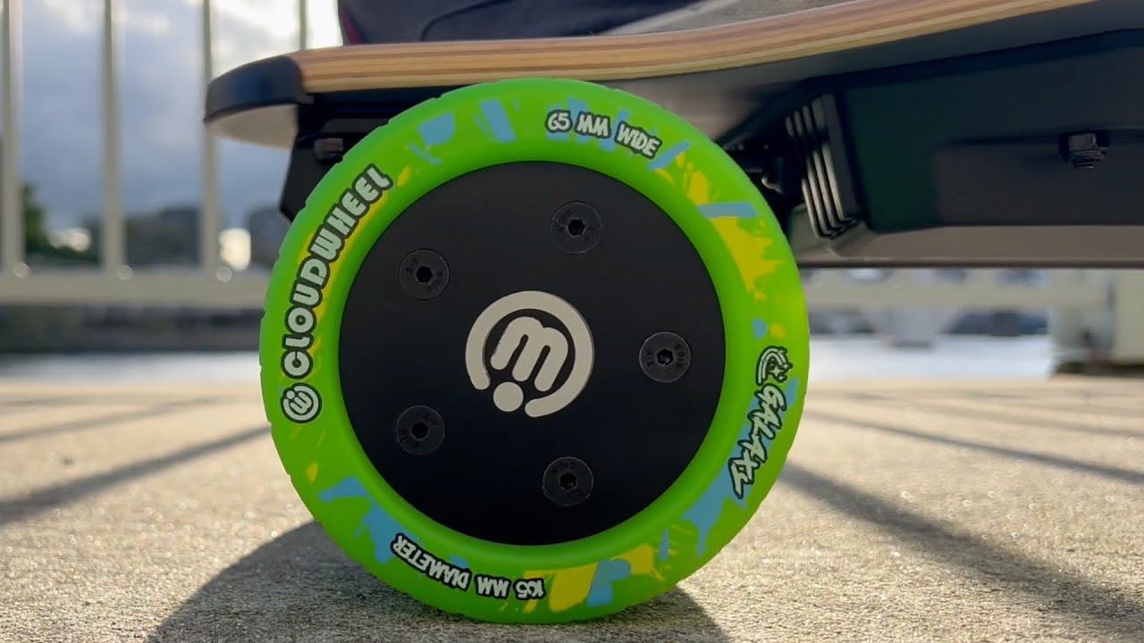 Cloud Wheel 105mm Discovery E Skateboard Wheels Patented Damping Foam ...