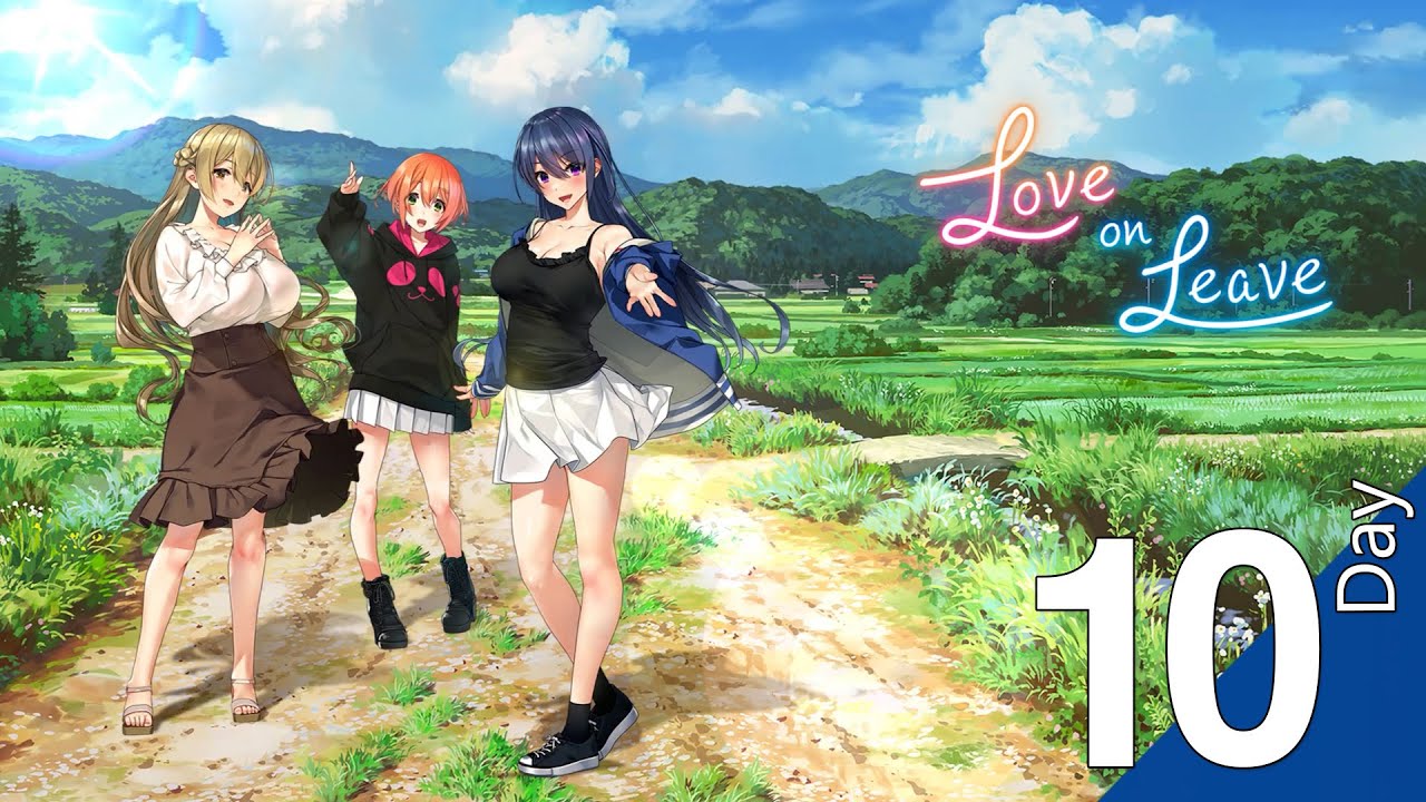 💕 Love on Leave - 【Full Game Walk-through, Day 10】 - No Commentary ...
