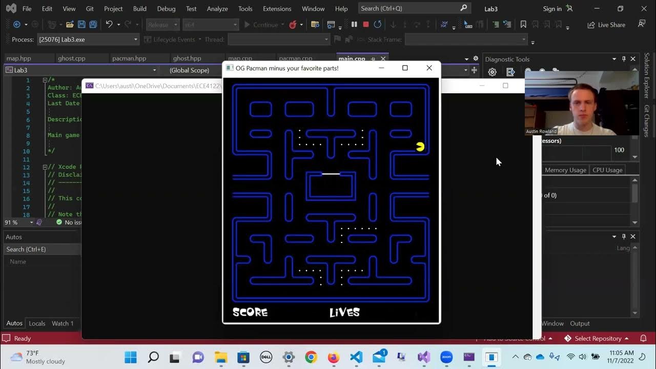 SFML Pacman Video Game - YouTube