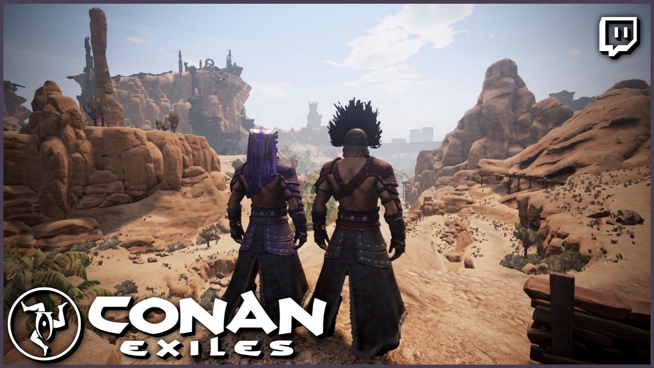 Giant Land Bridge | Conan Exiles Twitch Stream - YouTube