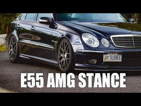 E55 AMG Lowered - YouTube