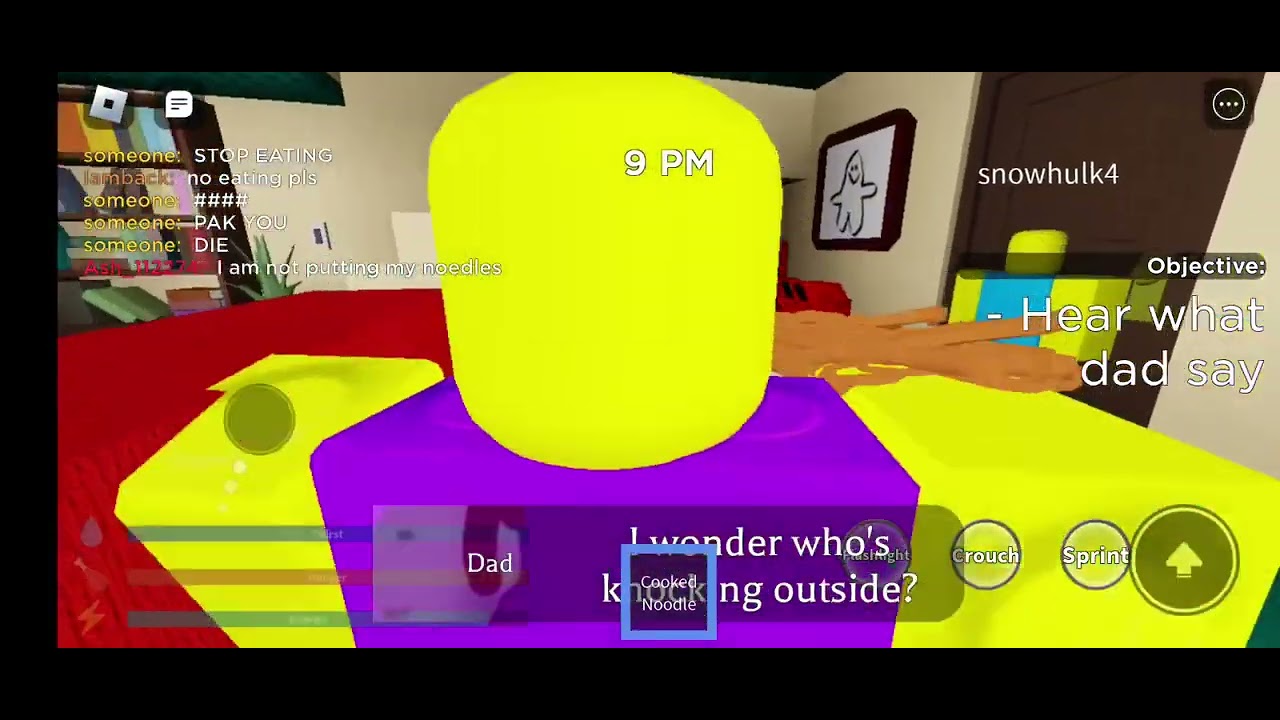 weird strict dad Roblox horror game - YouTube