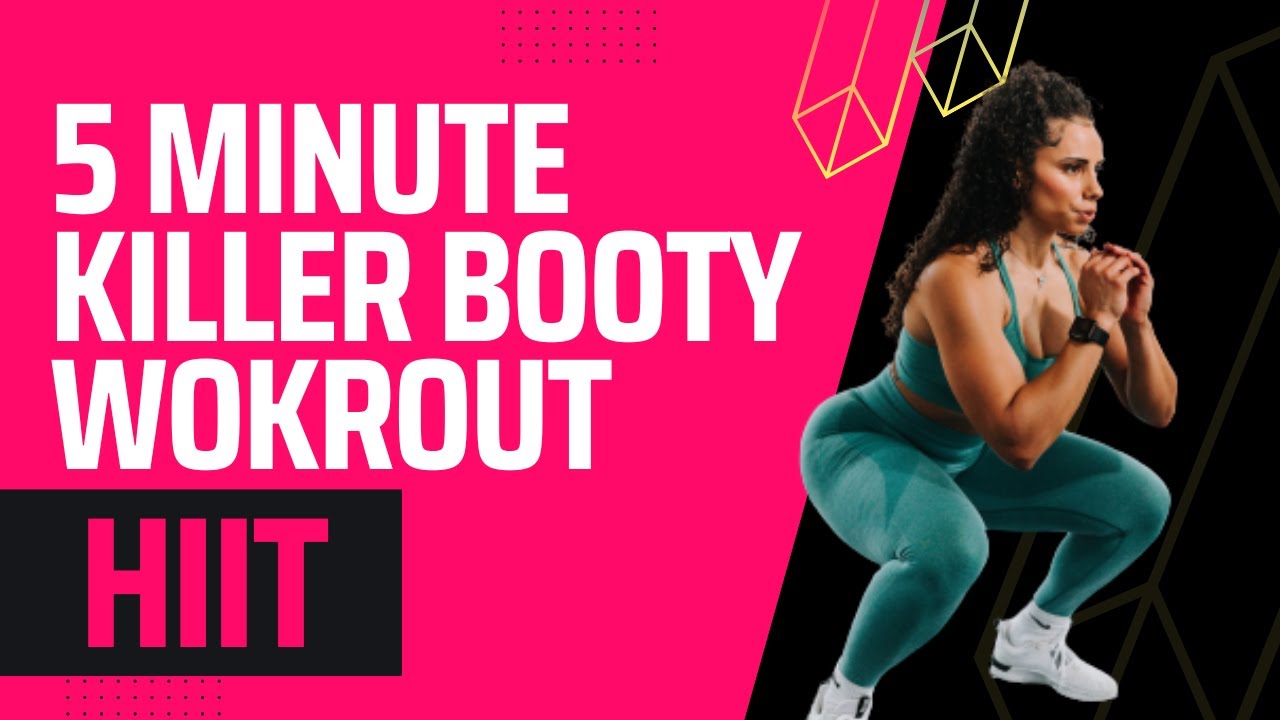 5 Minute Booty Workout Plan 🍑 Glutesworkout Youtube
