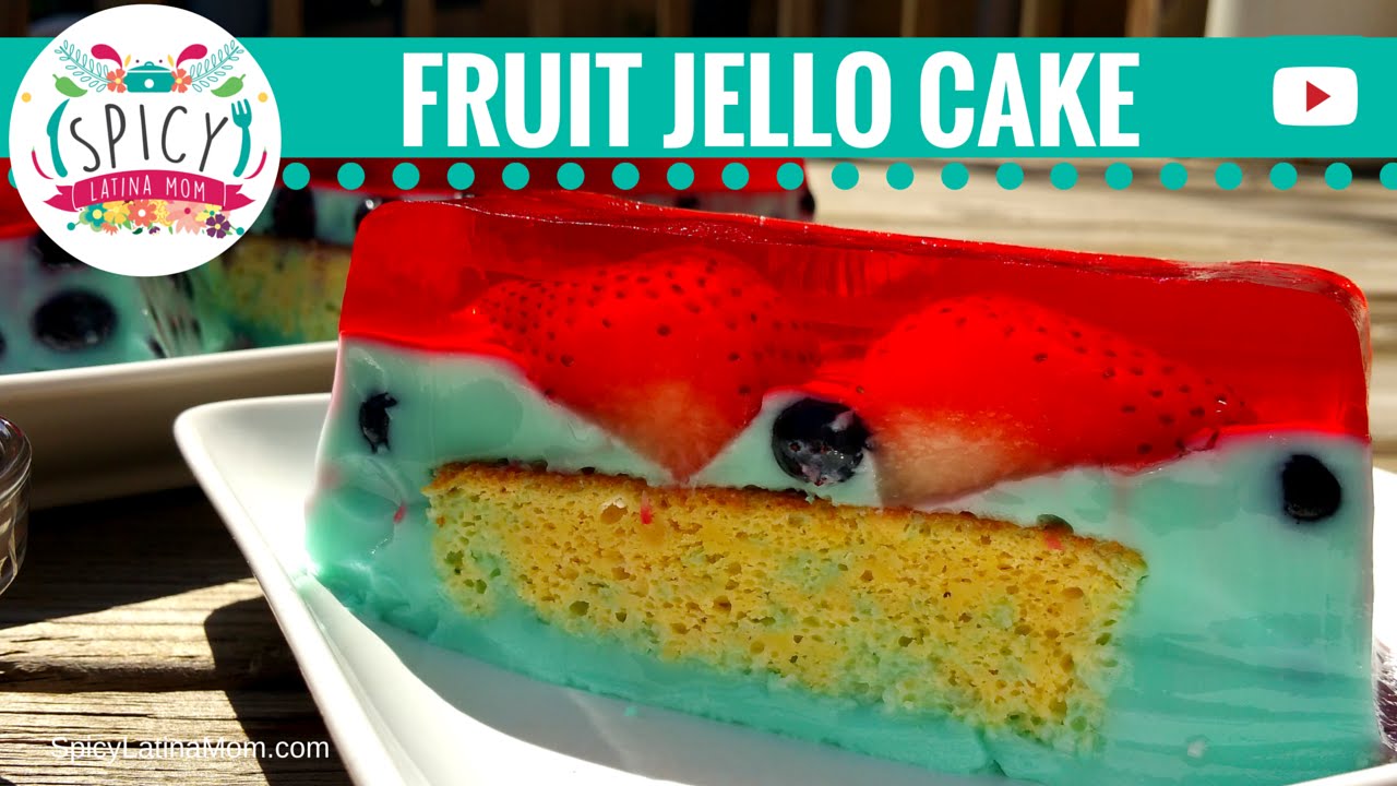 How to make Jello Cake - Spicy Latina Mom - YouTube