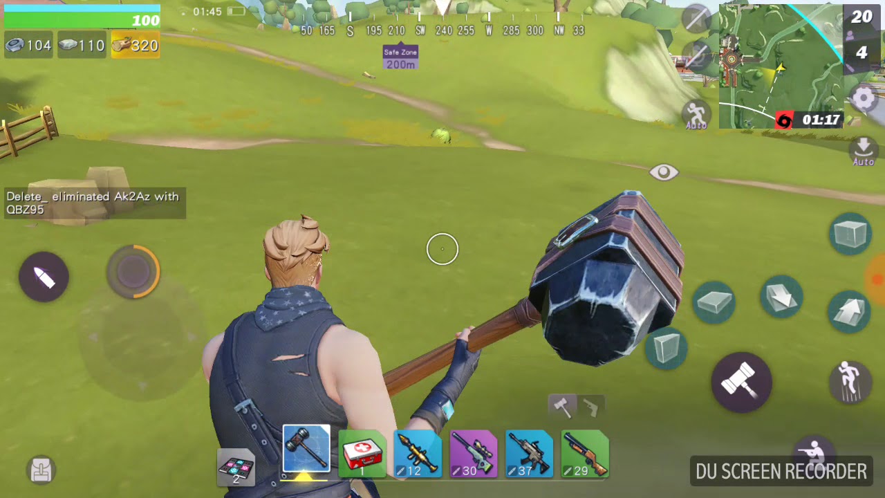 Gameplay FortCraft, My First Solo WIN !! - YouTube