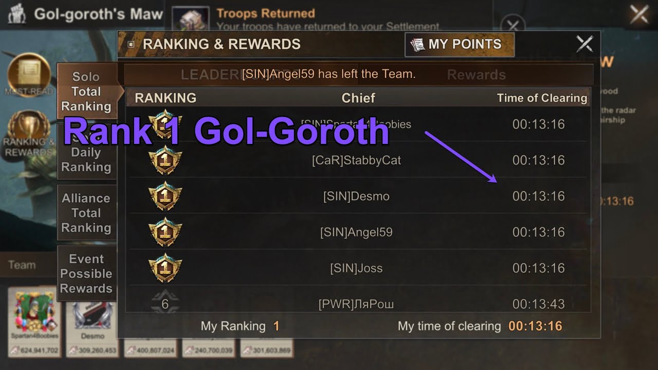 State of Survival - Masaki's Raid Guide to Gol Goroth - YouTube