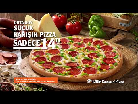 Little Caesars | Orta Boy Sucuk Karışık Pizza 14 TL