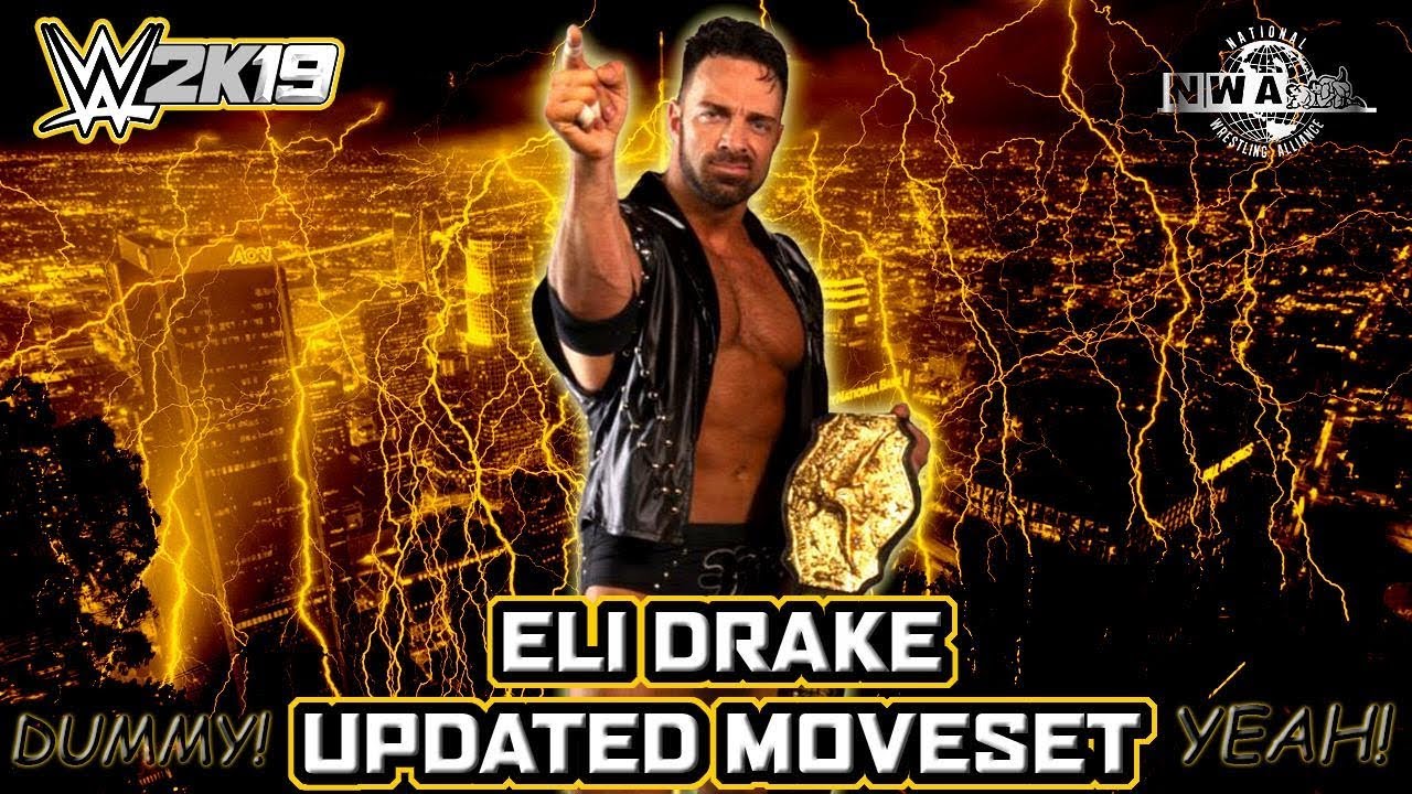 WWE 2K19 LA Knight/Eli Drake Updated Moveset - YouTube