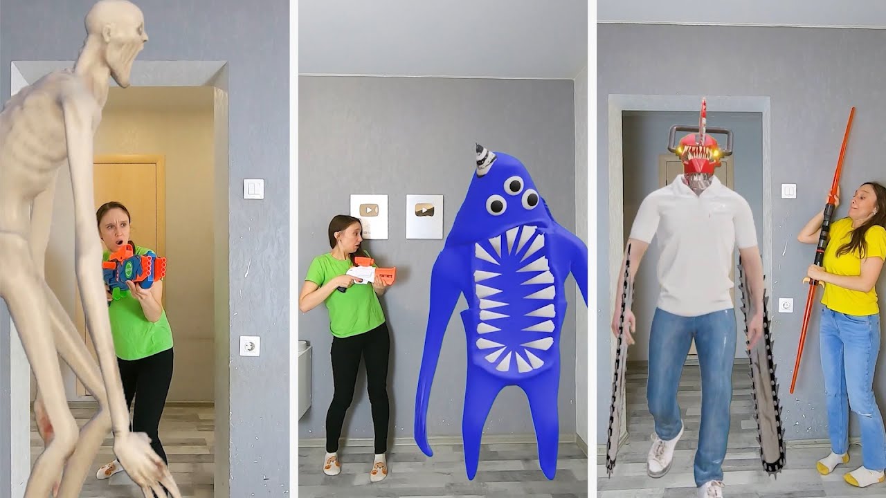 Chainsow man, SCP 096, Nabnab vs Super Mama Super | Compilation #shorts ...