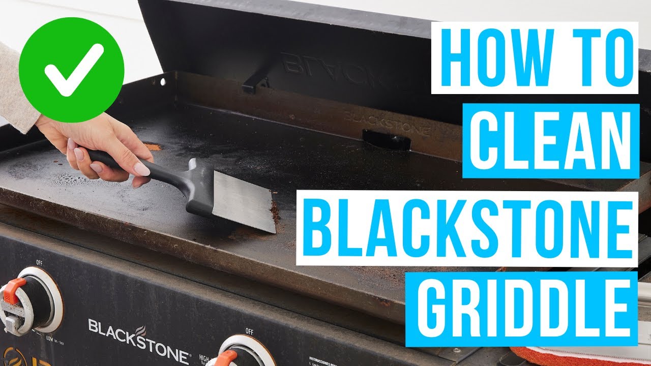 How to CLEAN A BLACKSTONE GRIDDLE cleaning & seasoning tips! - YouTube