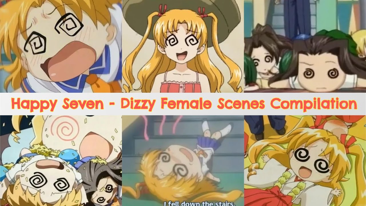 Happy Seven: The TV Manga [はっぴぃセブン ～ざ・テレビまんが～] - Dizzy Female Scenes ...