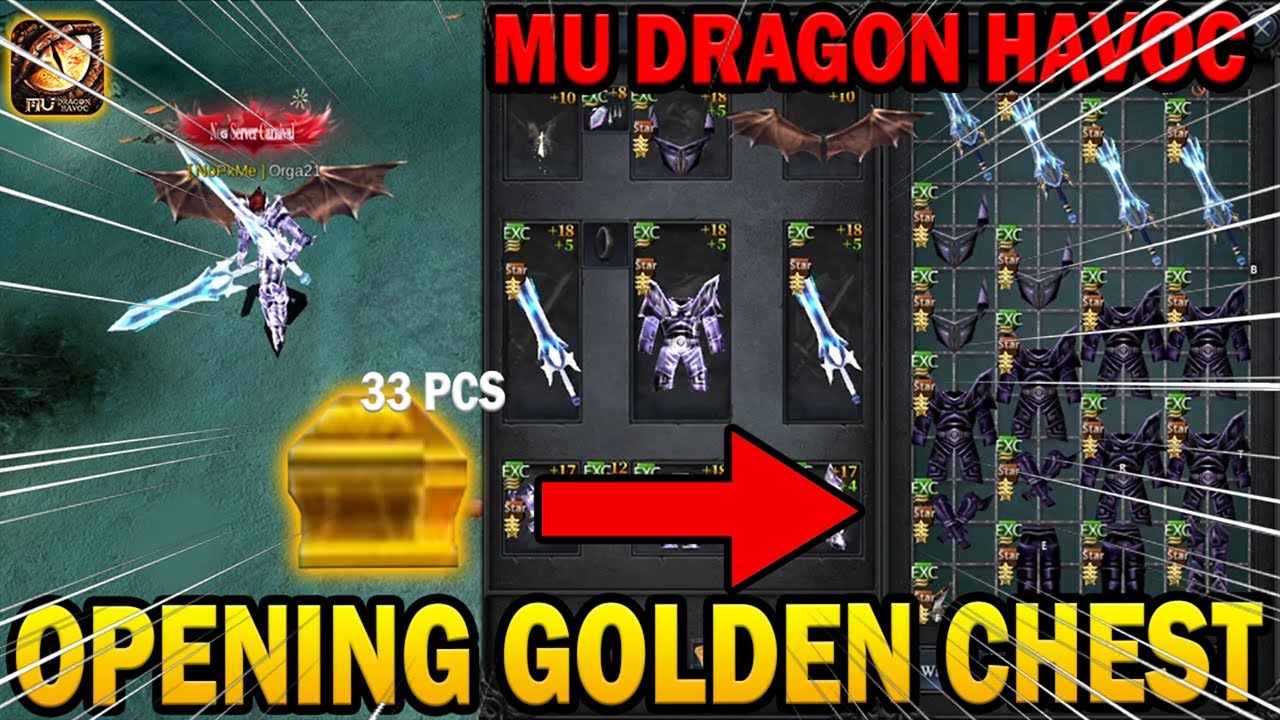 MU DRAGON HAVOC - OPENING GOLDEN CHEST| MenchDrey - YouTube